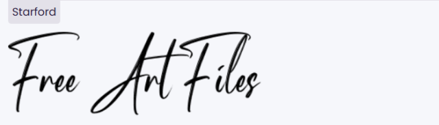 Starford Font Free Download – Brushed Handwriting Typeface